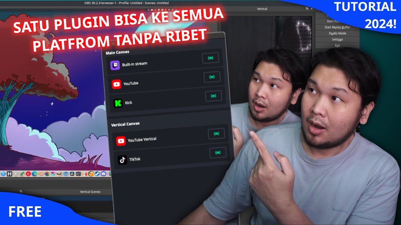 Aitum Multistream Free Plugin - Obs Studio - YouTube