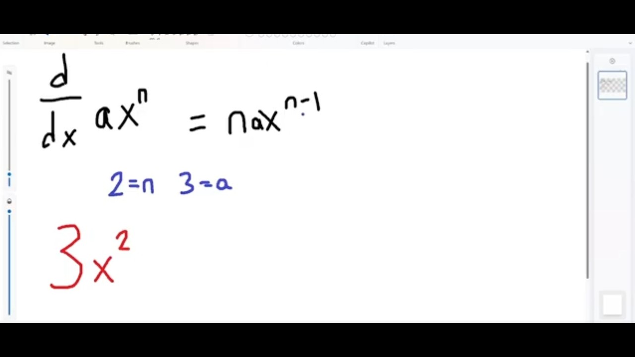 Solving Derivatives Using the Power Rule - Calculus - YouTube