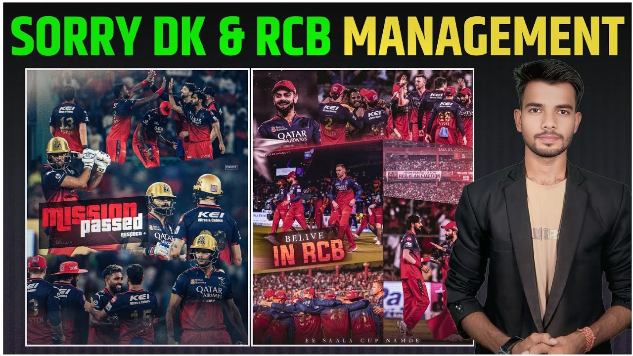 Sorry RCB And RCB Management 🙏 | Criic Talk Ashish - YouTube