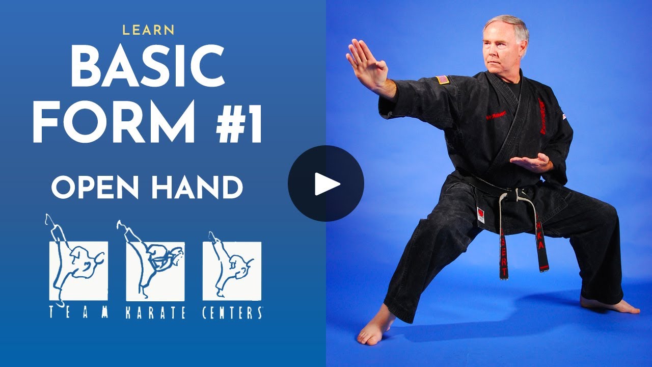 Basic Form #1 with Sensei Robert - YouTube