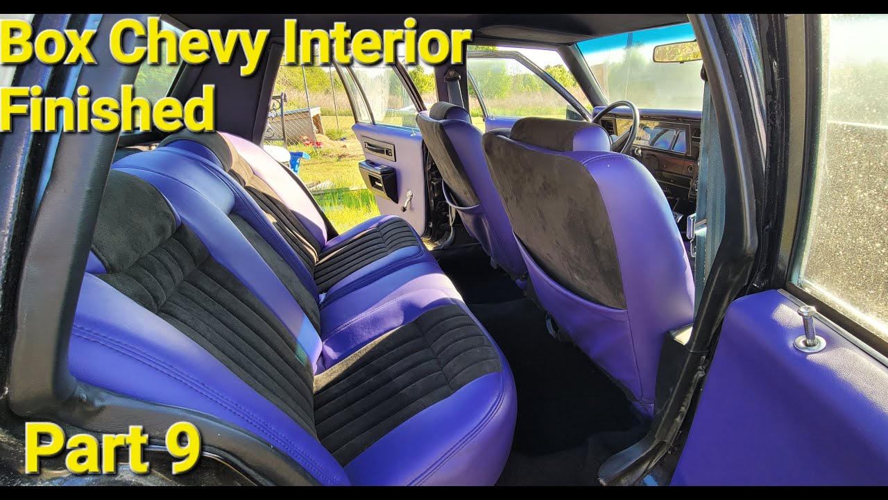 Box Chevy Interior Is Done - YouTube