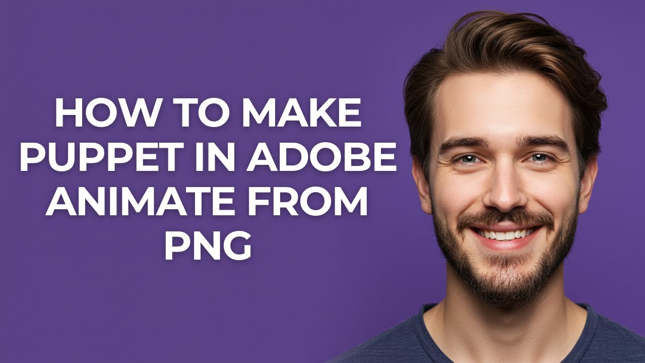 How to Make Puppet In Adobe Animate From Png - GUIDE! - YouTube