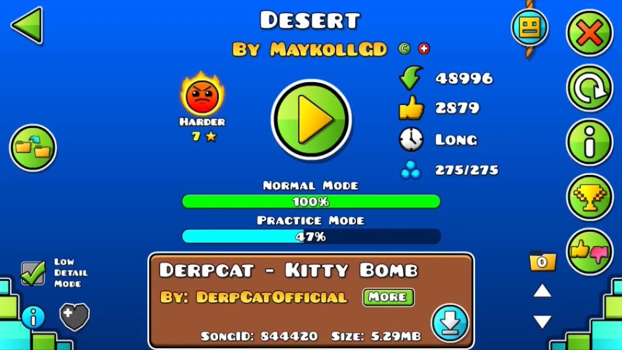 FREE 7 STAR LEVEL! (Secret Way) Geometry Dash. - YouTube