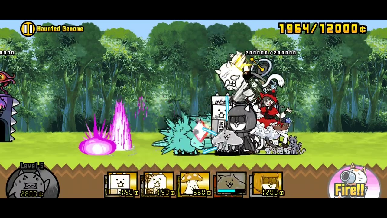 Battle Cats SoL 46-6 Haunted Genome [3 Star] - Singularityville Stage 6 - YouTube