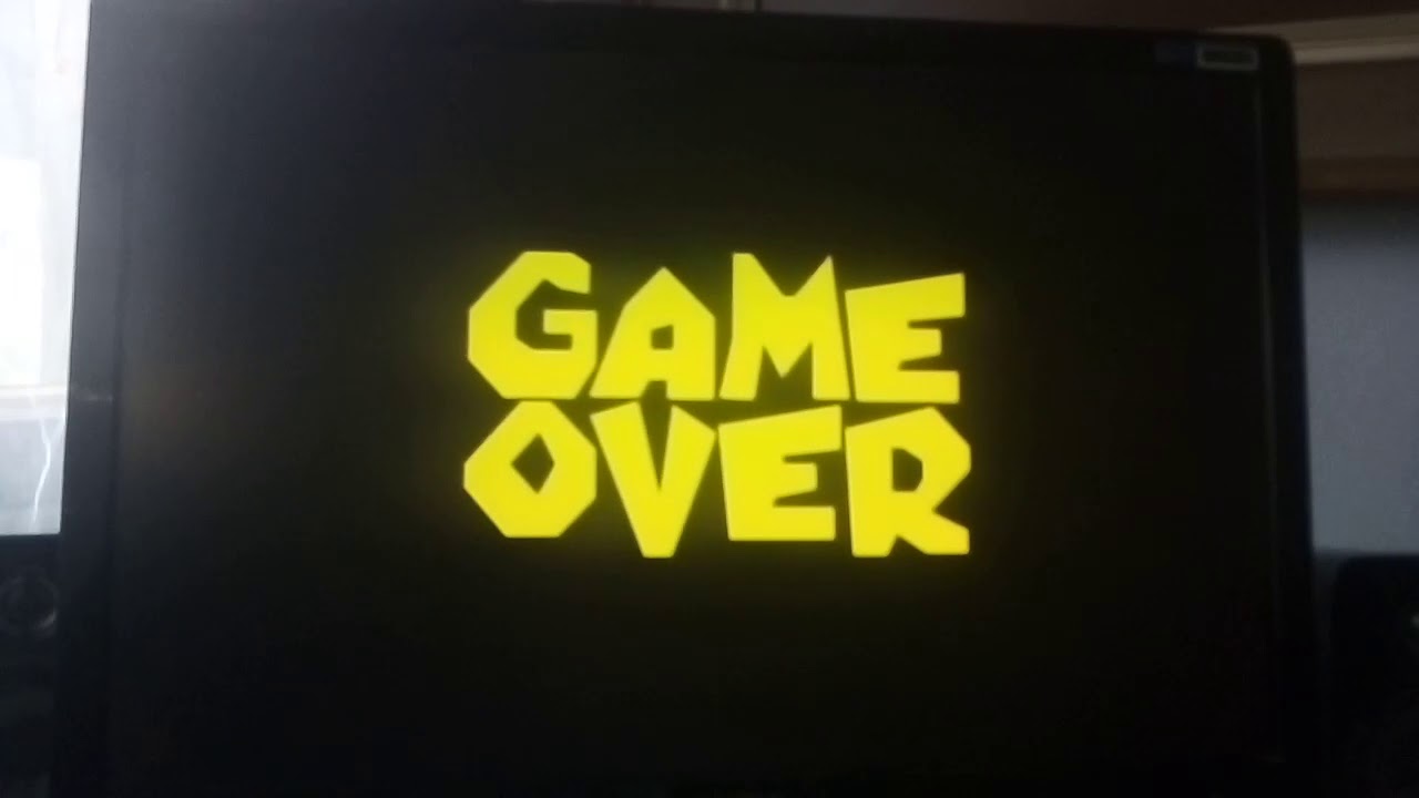 Super mario galaxy game over - YouTube