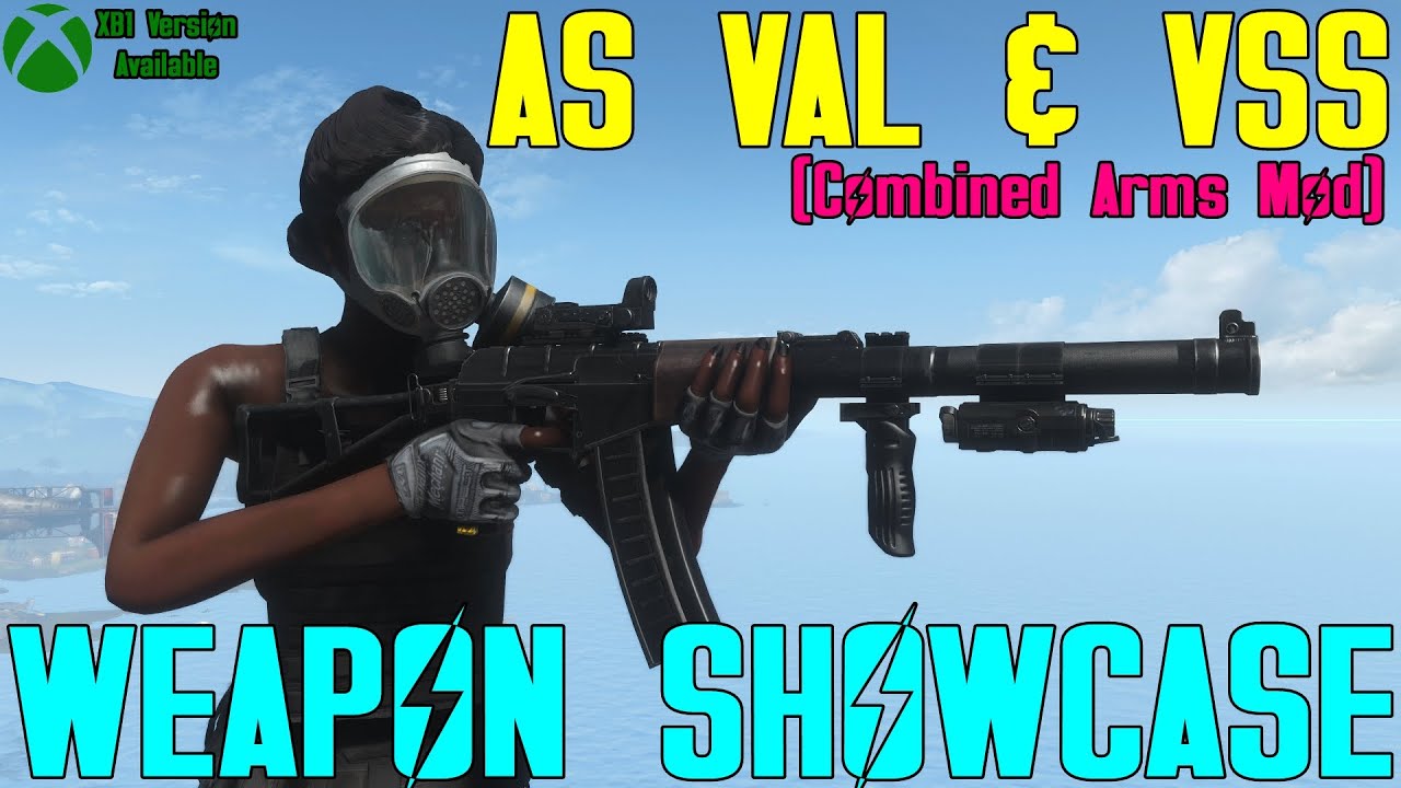 Fallout 4: Weapon Showcases: AS VAL & VSS (Combined Arms Mod) - YouTube