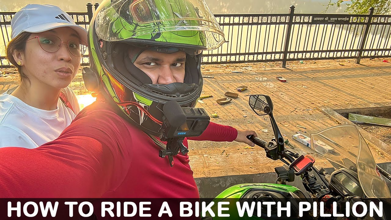 How To Ride A Bike With Pillion | Pillion ke Saath Bike Kaise Chalaye ...