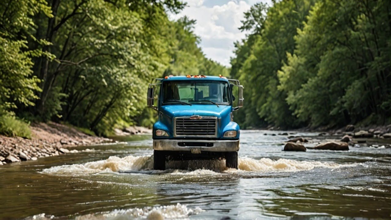 Truck FAILS in River! Epic Fail Compilation for Week [2024] - YouTube
