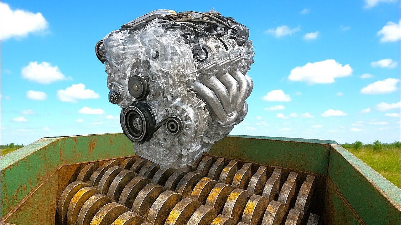 Most Insane Giant Shredder, Engine And Metal Steel! Extreme Metal ...