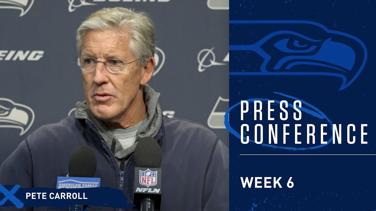 Seahawks Head Coach Pete Carroll Week 6 Tuesday Press Conference - YouTube