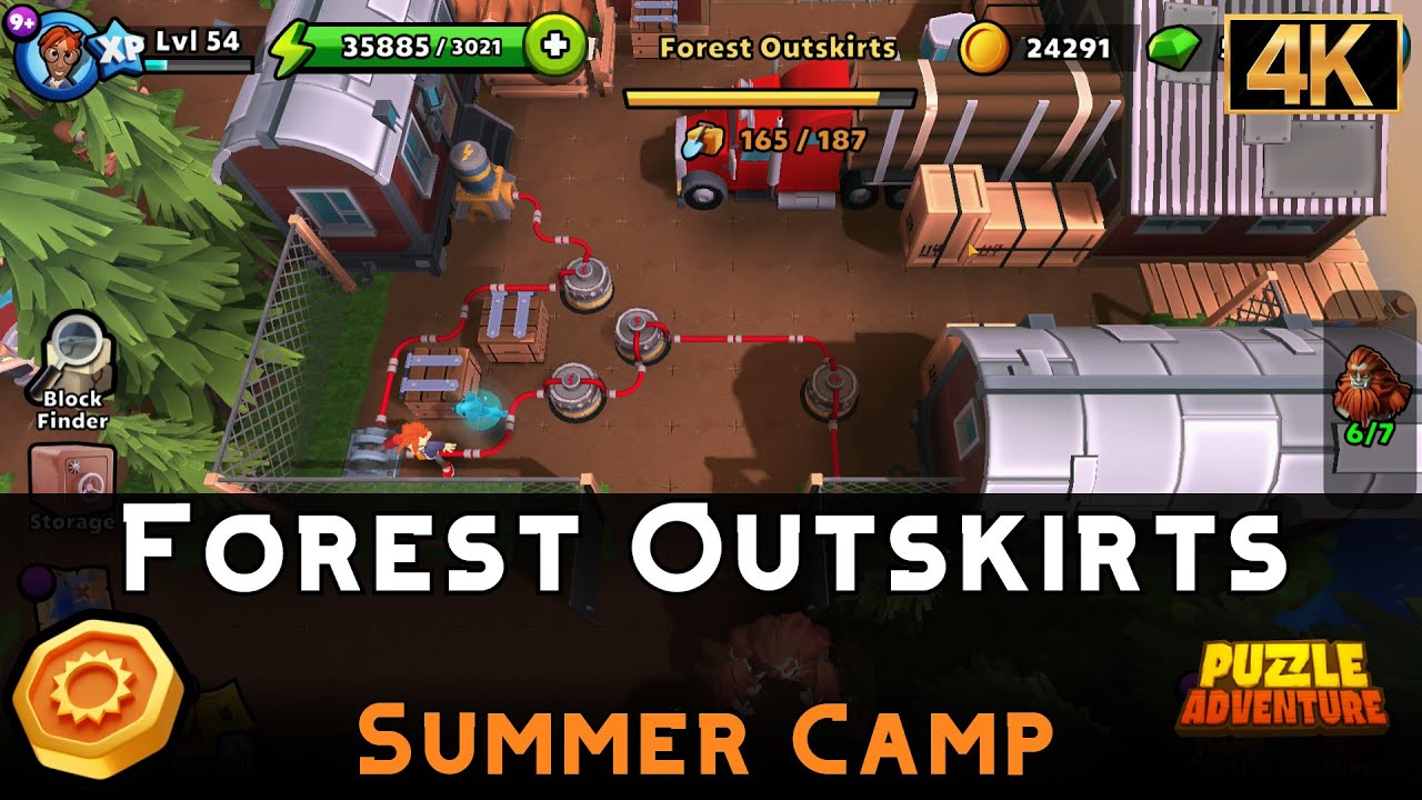 Forest Outskirts | Summer Camp #5 | Puzzle Adventure - YouTube