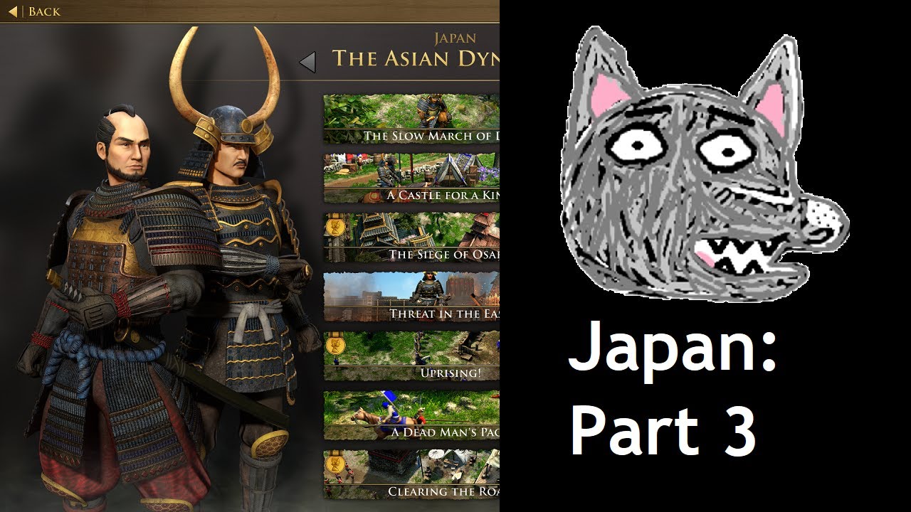 AoE3: DE The Asian Dynasties | Japan | Part 3 - Defending & Attacking ...