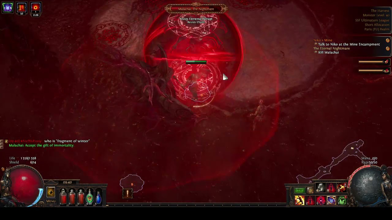 POE Boss Fight : Malachai, the nightmare (ACT 4) - YouTube