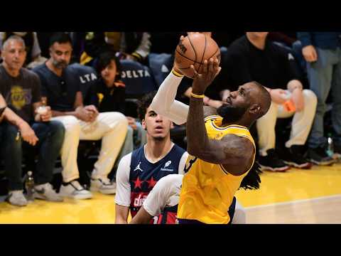 LeBron Triple Double vs Wizards! Hayes Hits a 3!