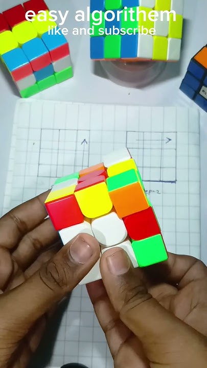 cubes easy algorithm 63time best #shorts - YouTube
