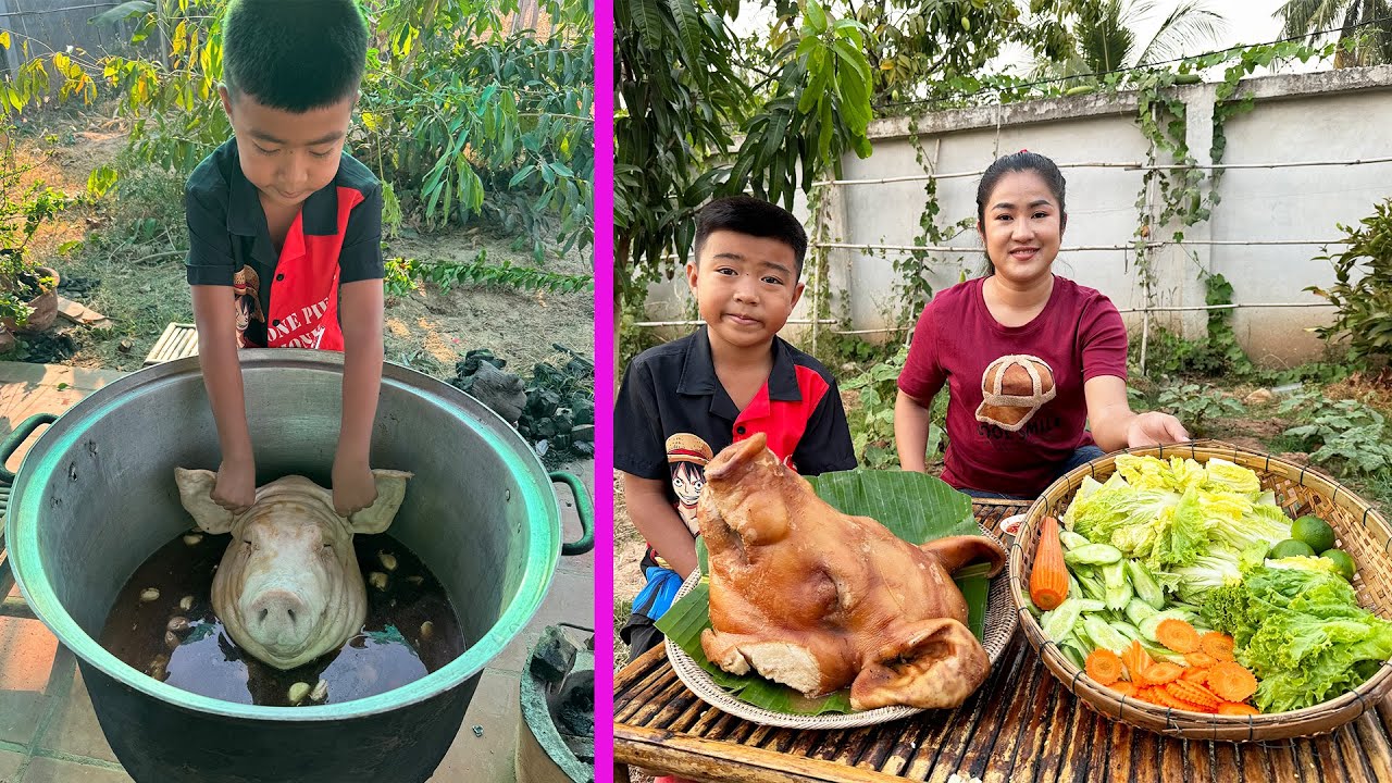 Country chef buy ingredient and cooking - Chef Seyhak - YouTube