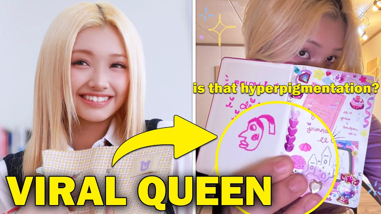 Gehlee went viral for her 'Hyperpigmentation meme' drawing - YouTube