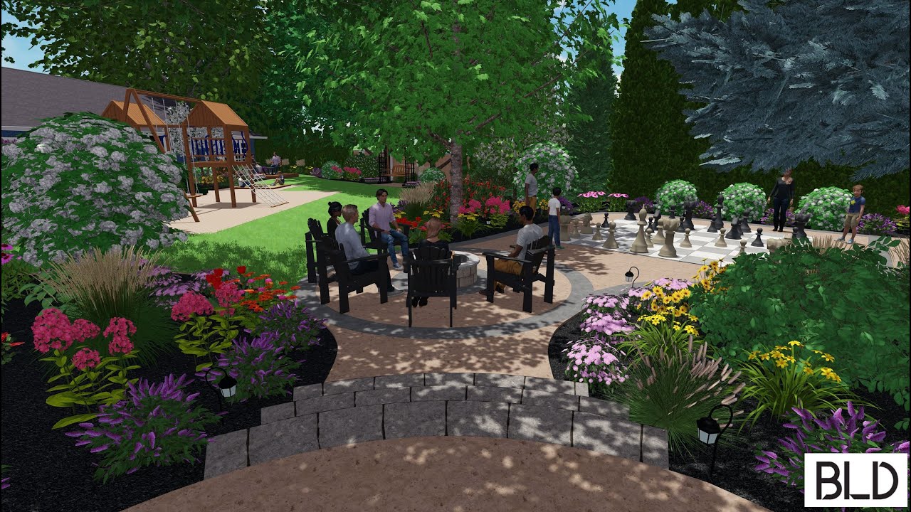 Boise Backyard Landscape Design (WIN24) [Final Design] - YouTube