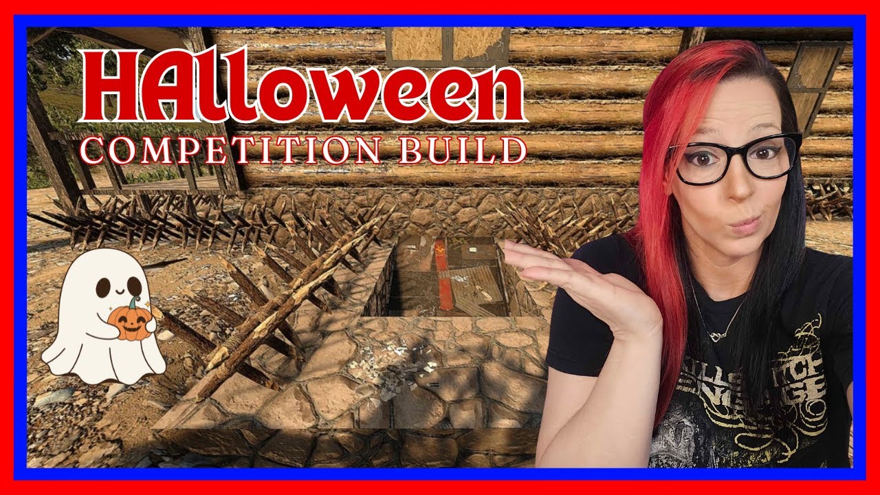 Building Our Spooky Base for a Halloween Competition | 7 Days to Die ...