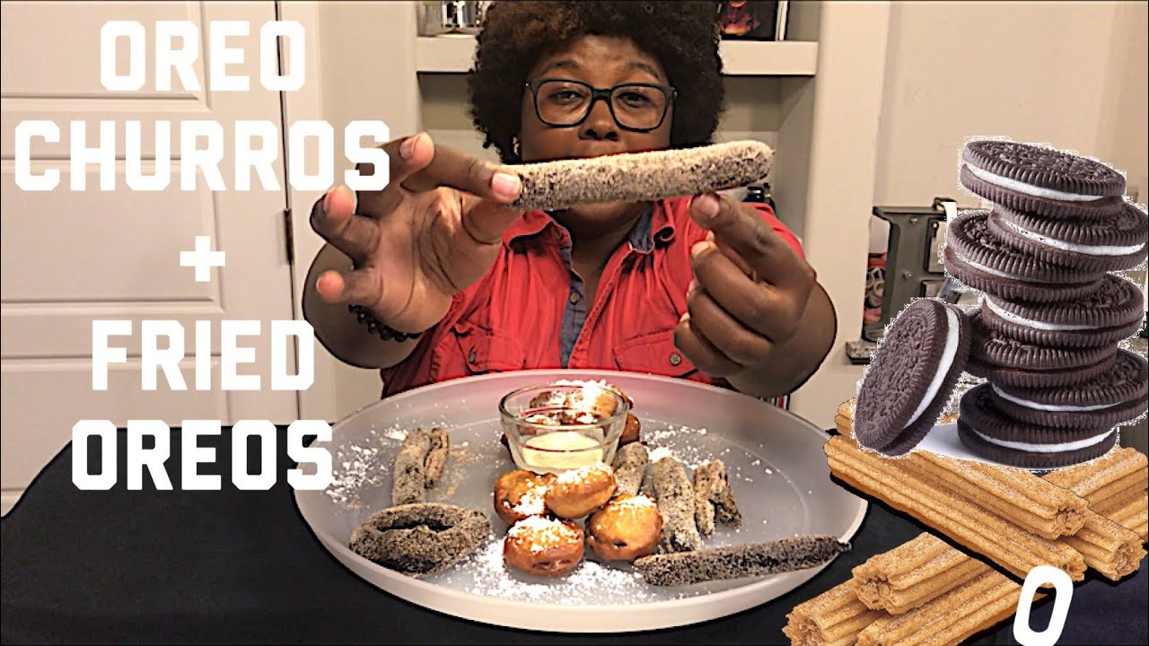 MUKBANG - OREO CHURROS & FRIED OREOS | Cooking Show | ABC Series - YouTube