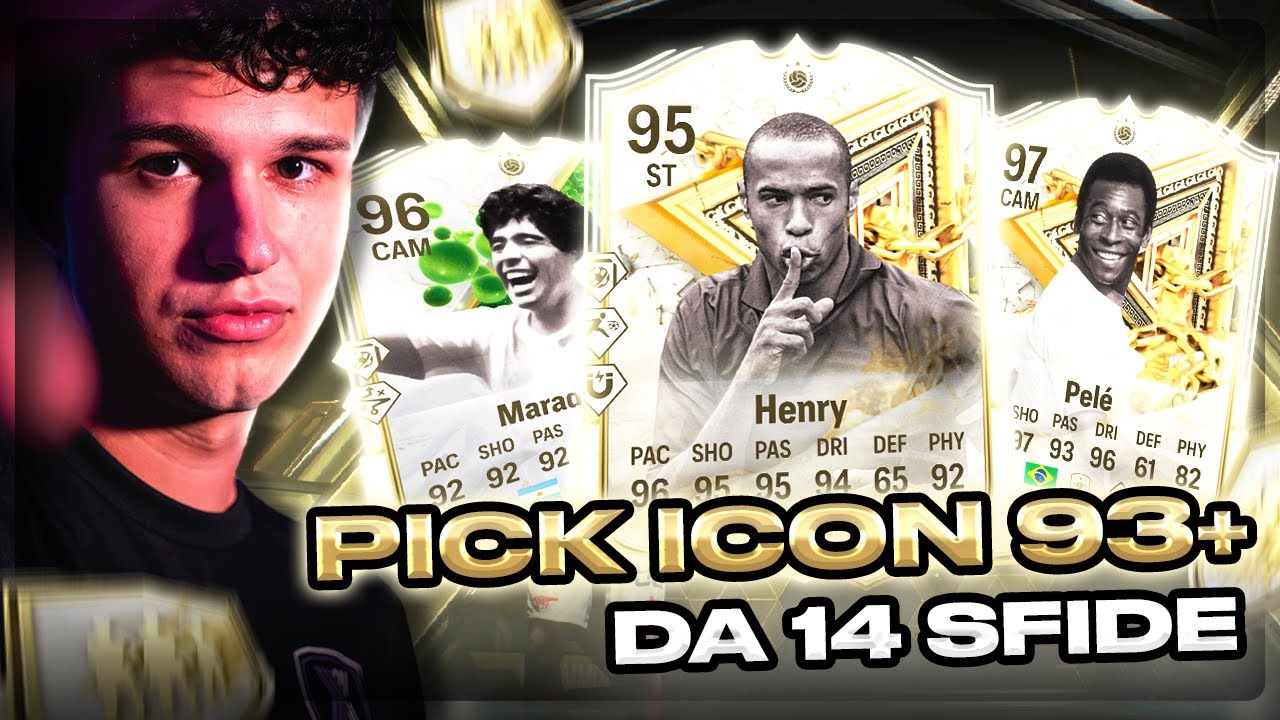 PICK ICON 93+ CON 4 SCELTE: UNA SFIDA DA 154 GIOCATORI! 🔥 FC25 Ultimate ...