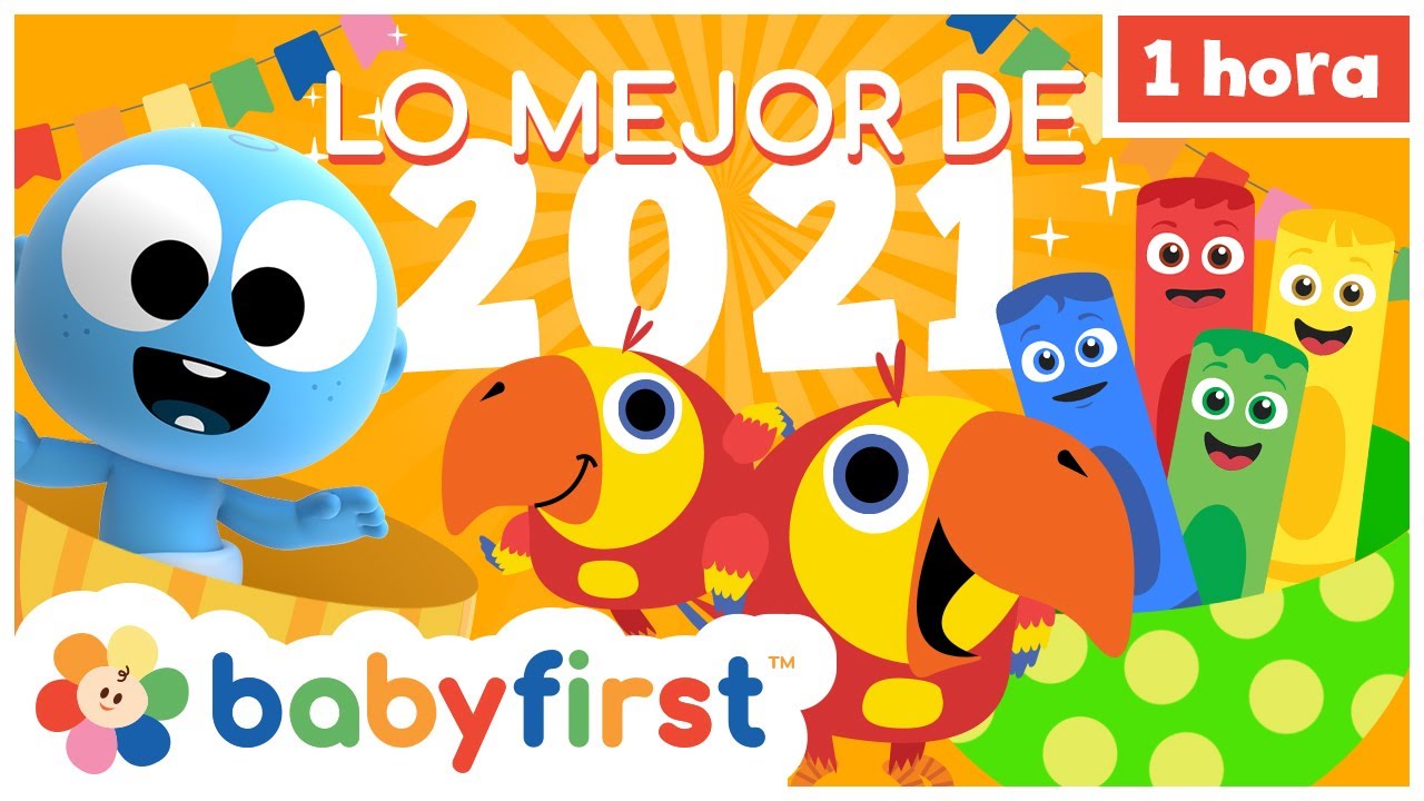 😀 Lo mejor de 2021 ! | Colores en español para niños | Larry el loro y ...