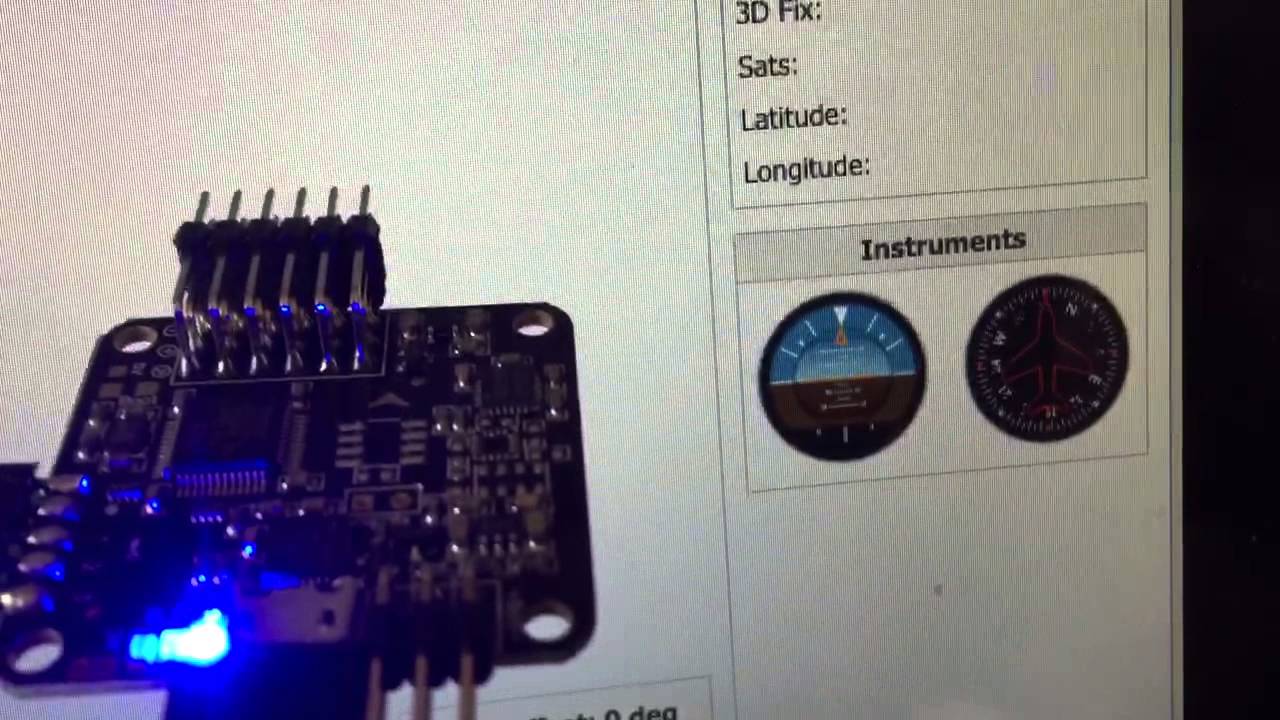 Cleanflight Artificial Horizon - how it should display. - YouTube