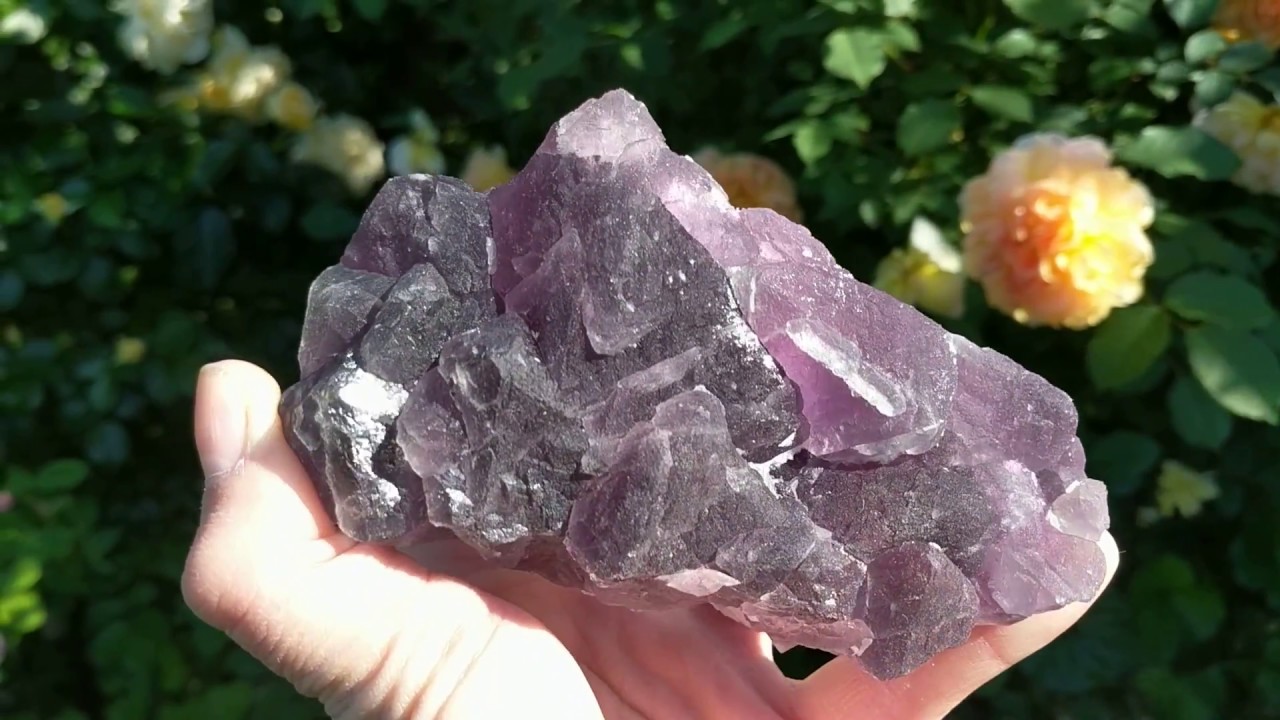 Amethyst Colored Purple Fluorite Crystal From The Yaogangxian Mine ...