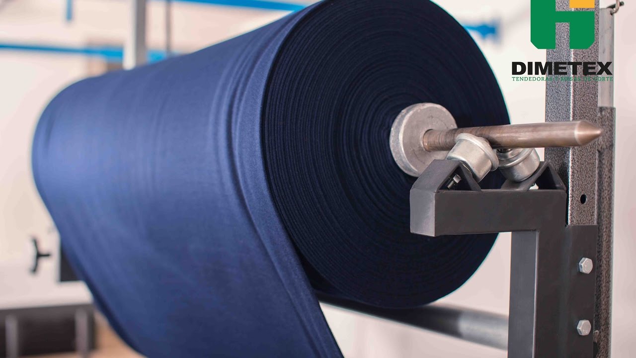 Tendedora textil 1 SOLO OPERADOR - YouTube