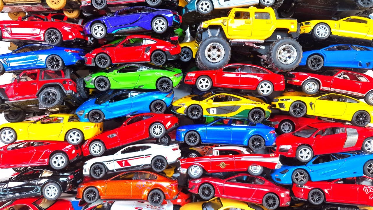 Smaller size die cast cars collection from the box ...