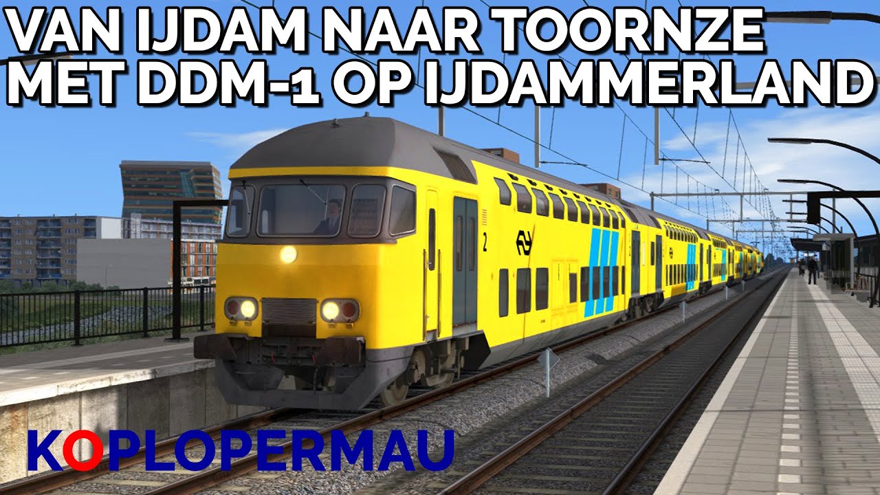 Train Simulator 2022: Spitstrein met DDM-1 van IJdam naar Toornze op 't ...