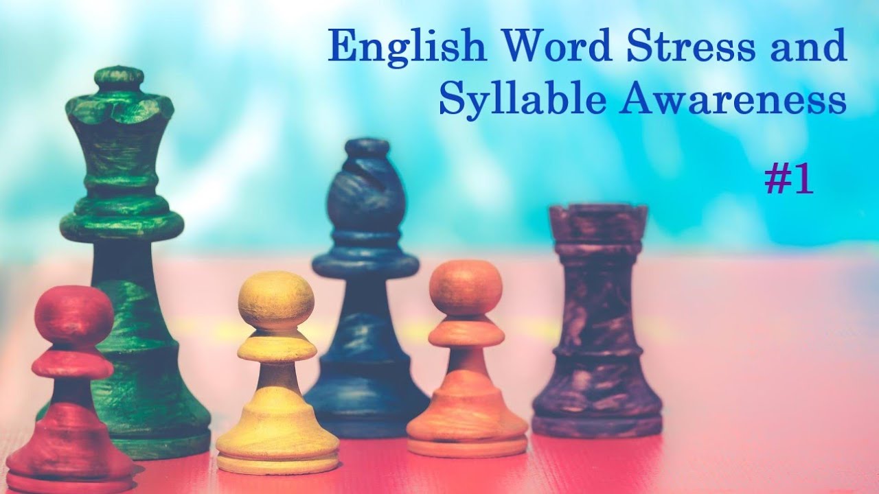 English word stress in 2-syllable words #pronunciation #wordstress # ...