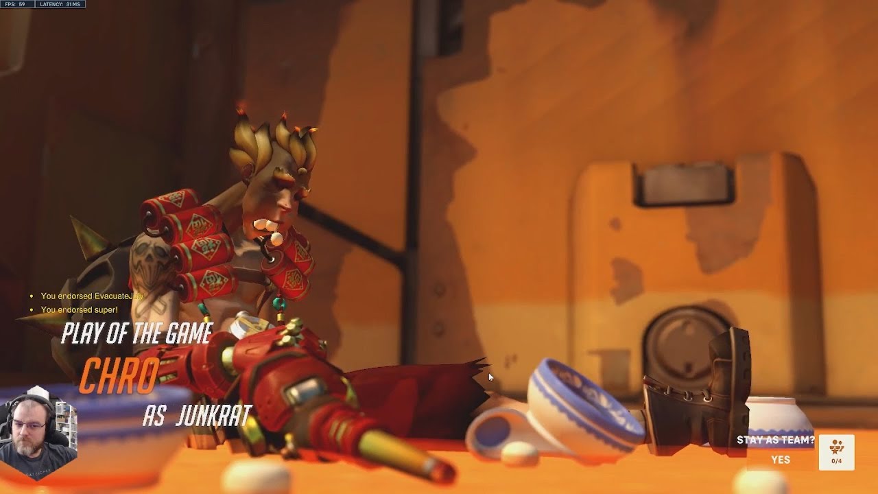 POTG JUNKRAT ONE TRICK - CHRO! JUNKRAT GAMEPLAY OVERWATCH 2 SEASON 2 ...