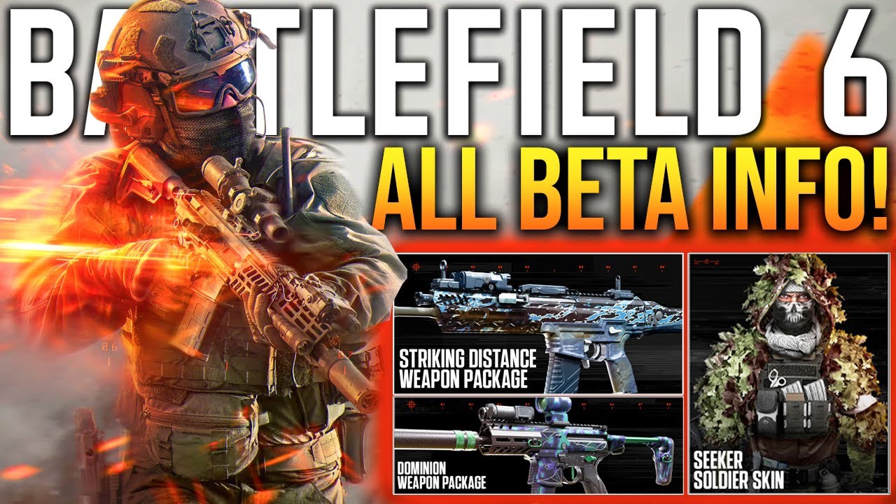BATTLEFIELD 6: All BETA DETAILS You NEED To Know! All WEAPONS ...