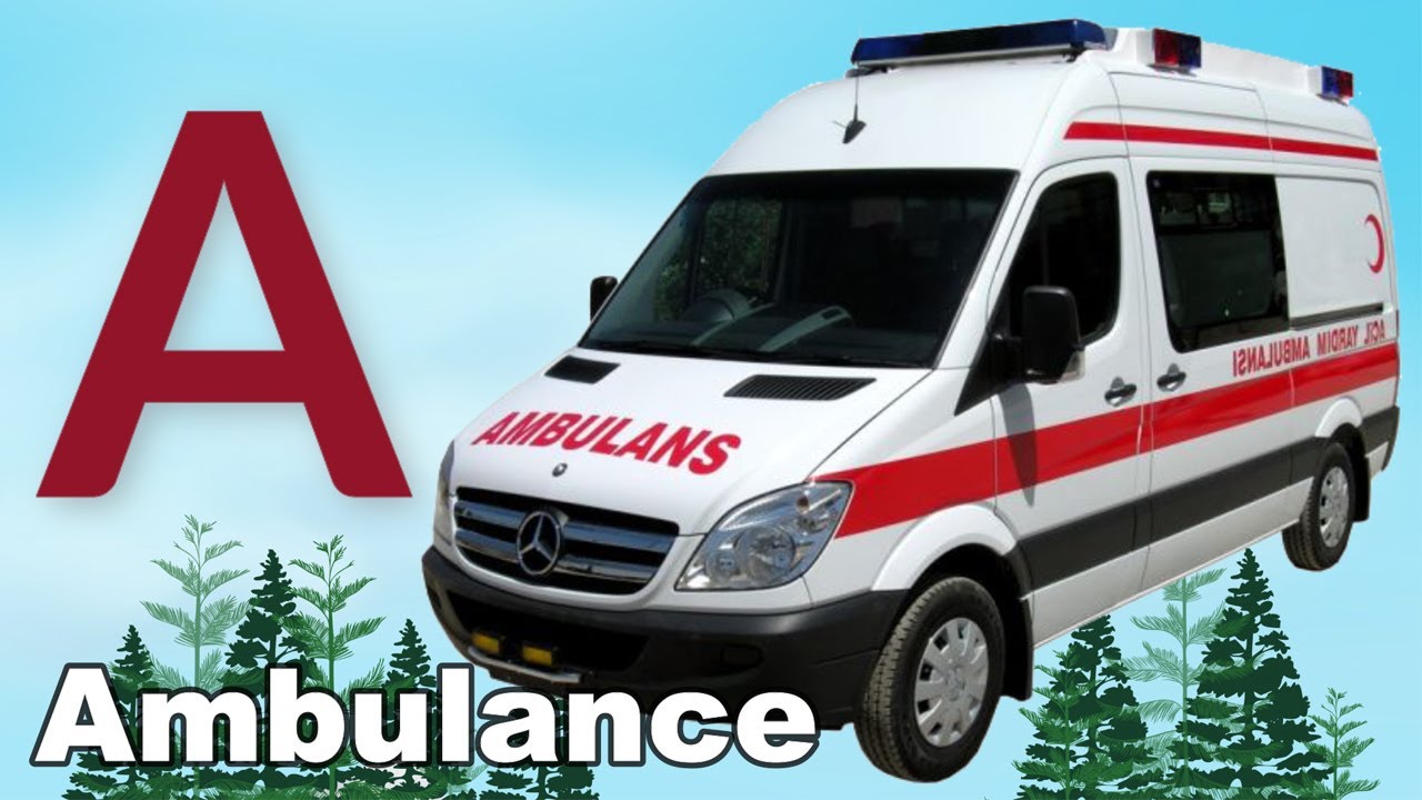 ABCDE/A for Ambulance/B for Banana/How to learn Alphabet/Easy learning ...