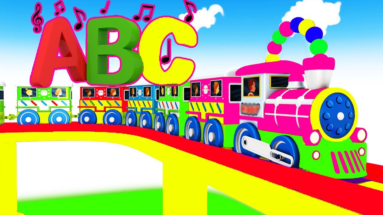 ABC Phonic Song |Abc Train for Kids |A for Apple |Nursery Rhymes |अ से ...