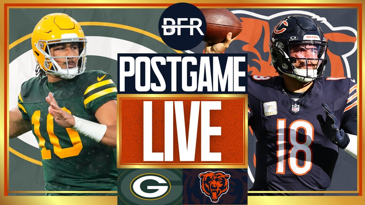 Bears vs Packers Post Game Show: Caleb Williams Beats Green Bay - YouTube