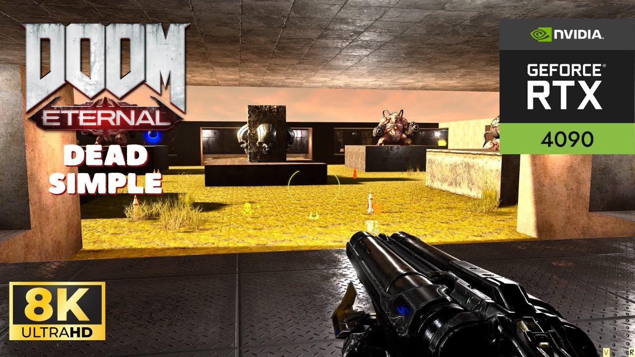 [8K][HDR] DOOM Eternal Mod: Classic Map DOOM 2 "Dead Simple" | RTX 4090 ...