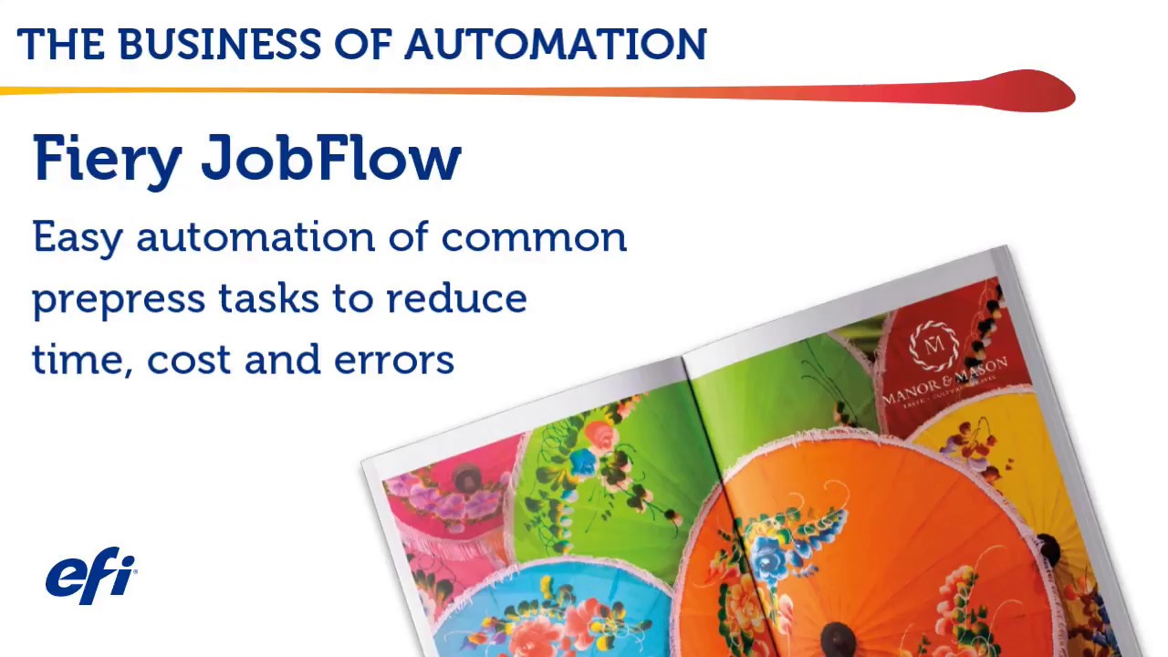 The Business of Automation: Fiery JobFlow - YouTube