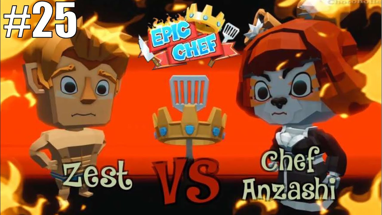 Epic Chef Gameplay - No Commentary Part 25: Showdown With Chef Anzashi - YouTube