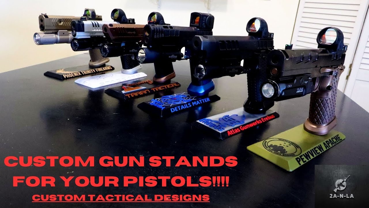 EP 408: CUSTOM TACTICAL DESIGNS GUN STANDS!! - YouTube