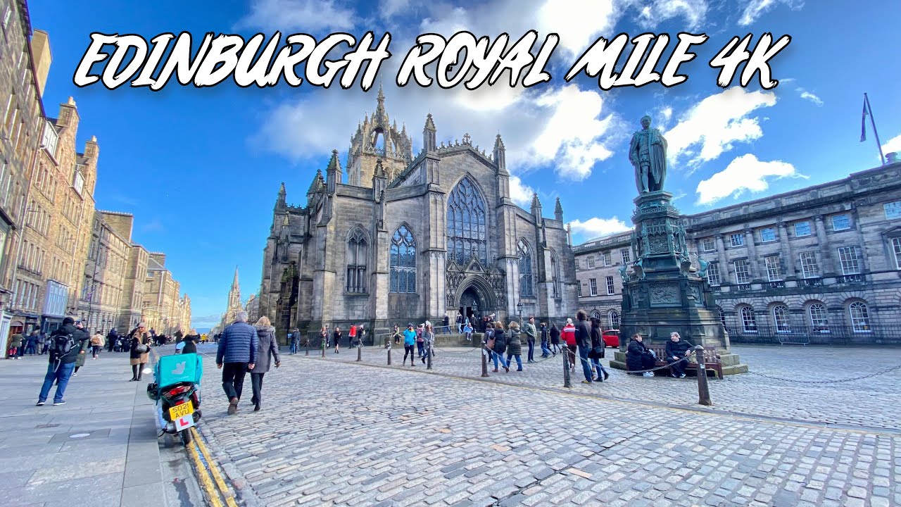 Edinburgh Royal Mile | Walking Tour | Scotland 4K 2022 #edinburgh # ...
