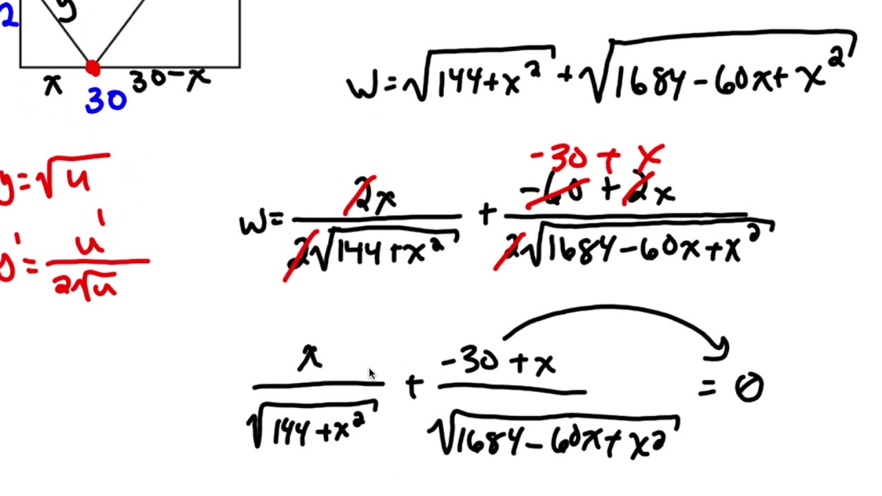 AP Calc - 3.7.3 - Optimization pt 3 - YouTube