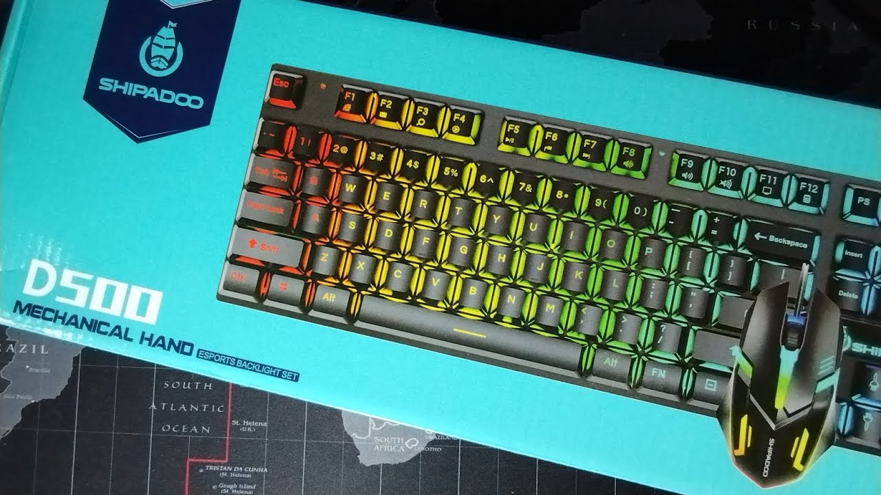 Unboxing | Teclado Shipadoo D500 - YouTube