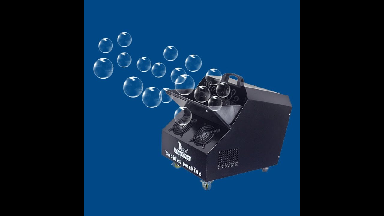 Romantic large bubble machine - YouTube