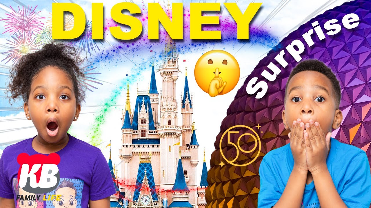 SURPRISING THE KIDS WITH A TRIP…AGAIN | KB Family at Disney World Day 1 ...