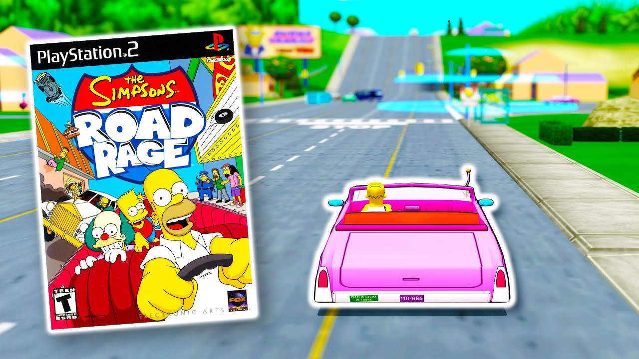 The Simpsons Road Rage (2001) Gameplay (4K 60FPS) - YouTube