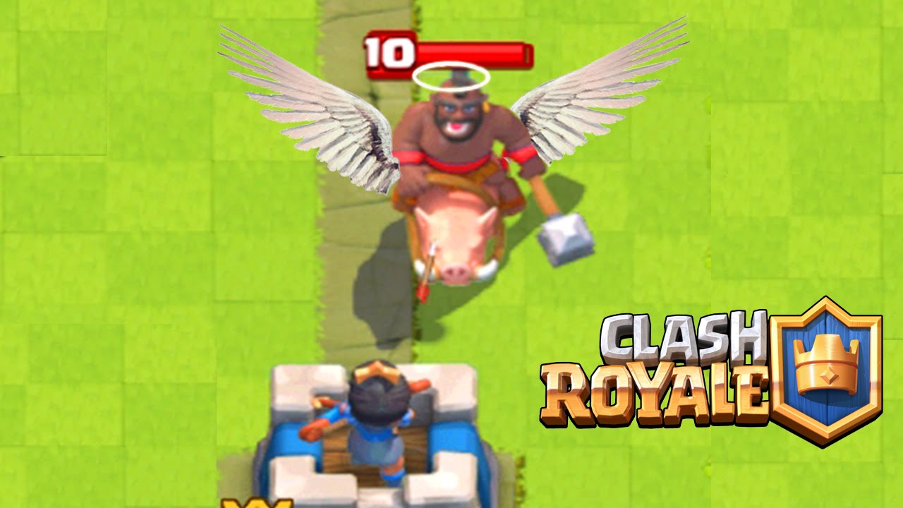 Clash Royale - Mini Clip #1 Le Chevaucheur INVINCIBLE ! - YouTube