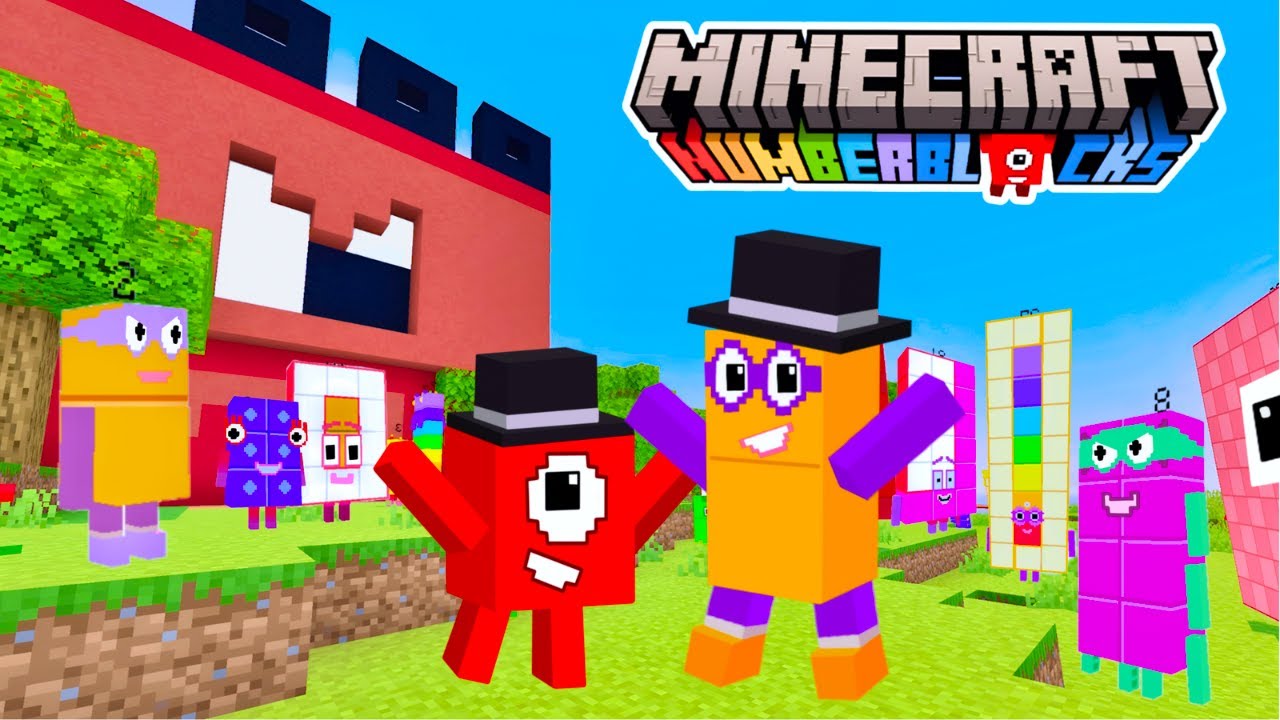 [NEW] Numberblocks Minecraft PE Game Add-on - FULL UPDATE - YouTube