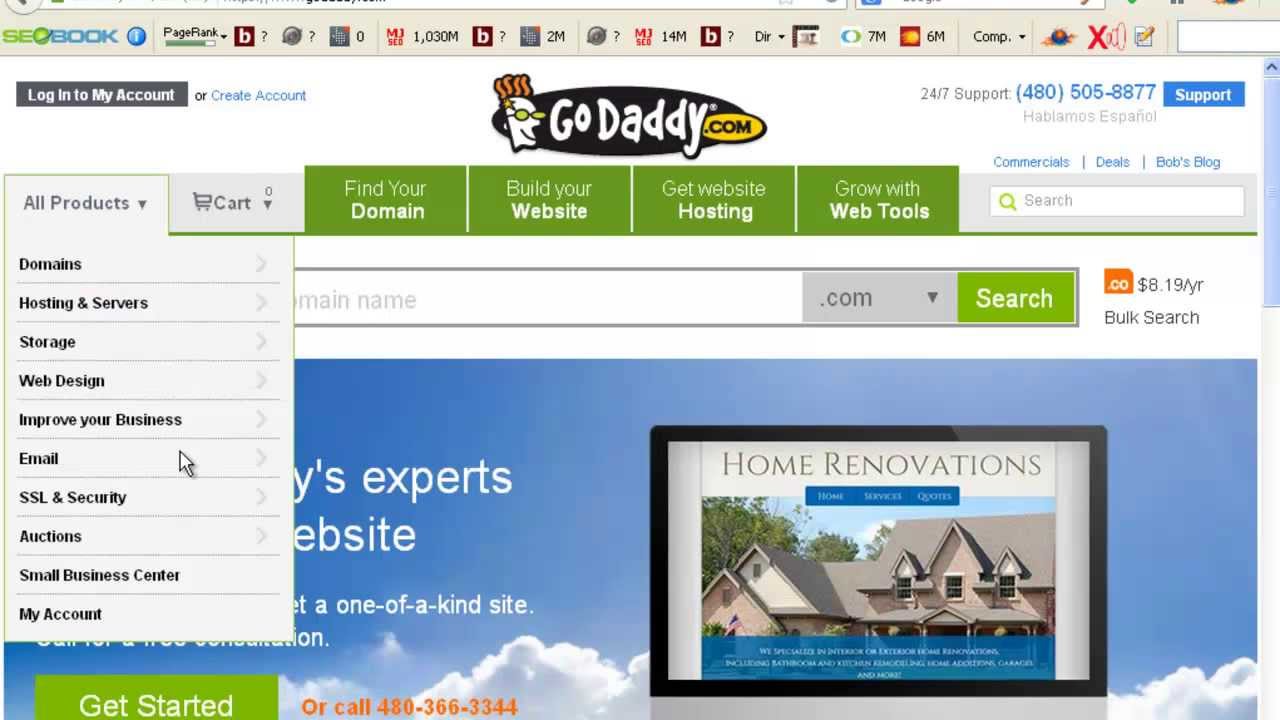 go daddy email login - YouTube